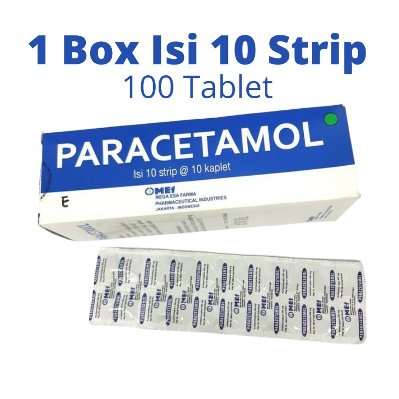 Jual PARACETAMOL MEF 500MG/PARASETAMOL/MEF/SAKIT KEPALA/DEMAM/PANAS DALAM/OBAT SAKIT KEPALA ...