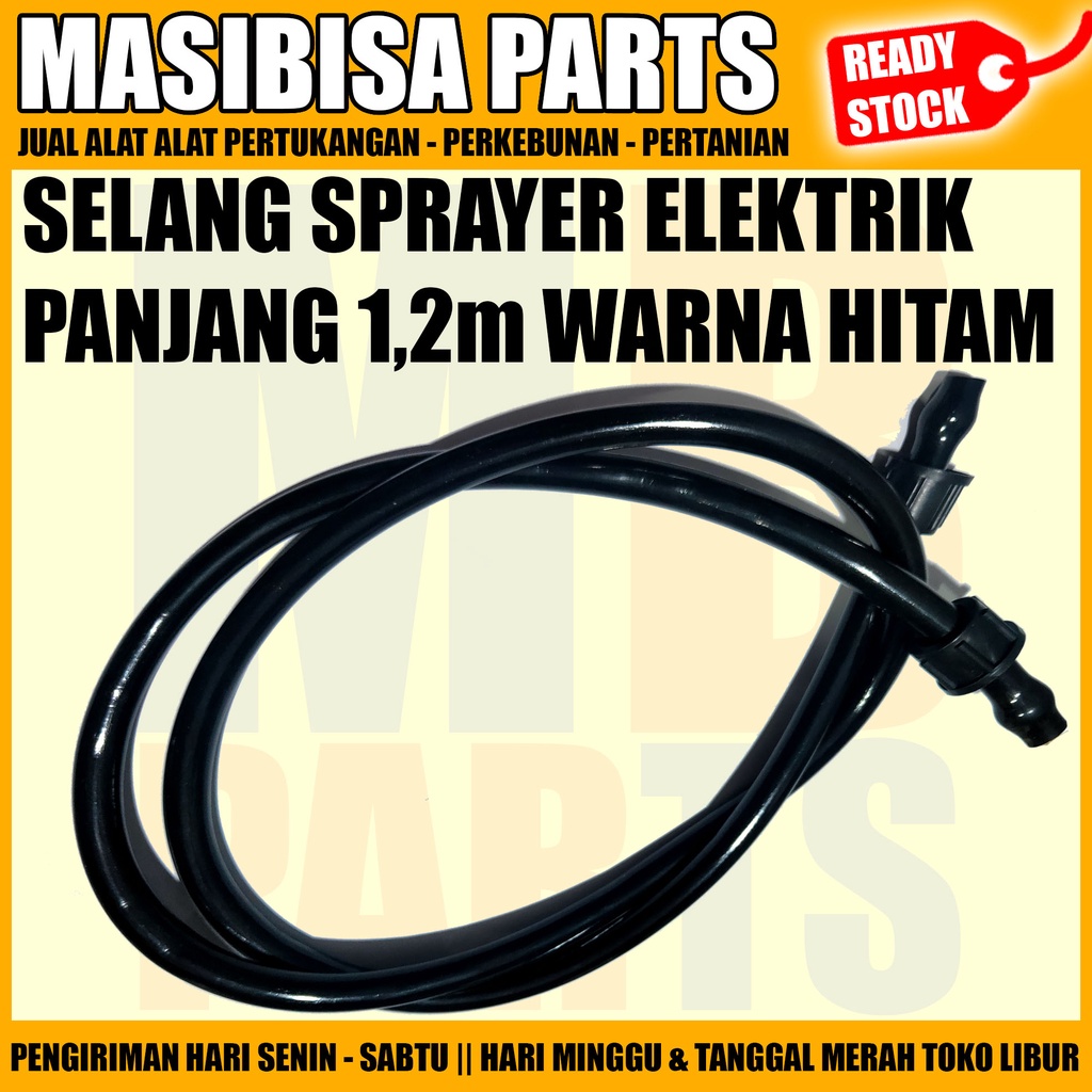 Jual SELANG SPRAYER GENDONG ELEKTRIK / SEMPROT HAMA / KNAPSACK HITAM ...