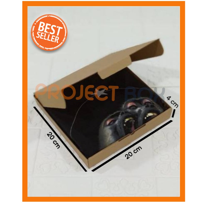 Jual BOX PACKAGING POLOS Uk. 20x20x4 / GIFT BOX / BOX DIE CUT | Shopee ...