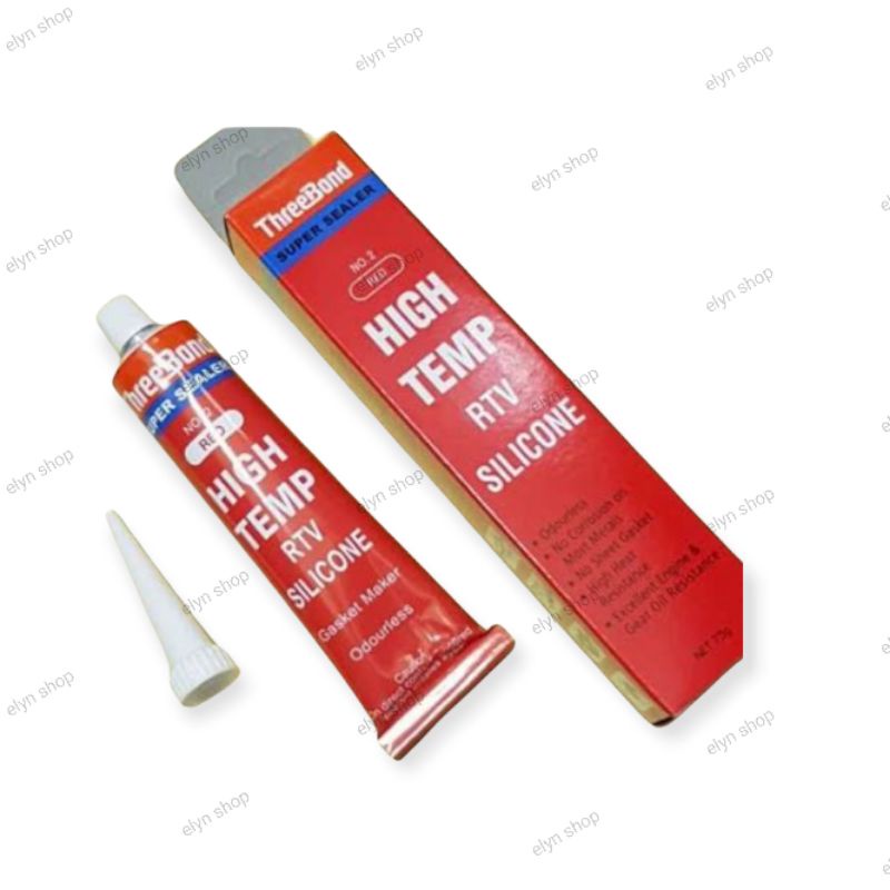 Jual LEM GASKET THREEBOND MeraH SILICON RTV 30GR 75 GR | Shopee Indonesia