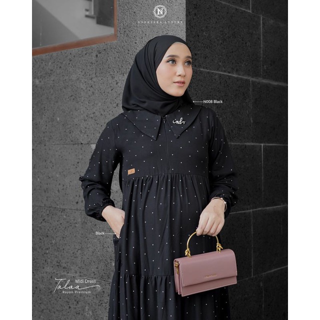 Jual TALAA MIDI DRESS BY NADHEERA LUXURY | Shopee Indonesia