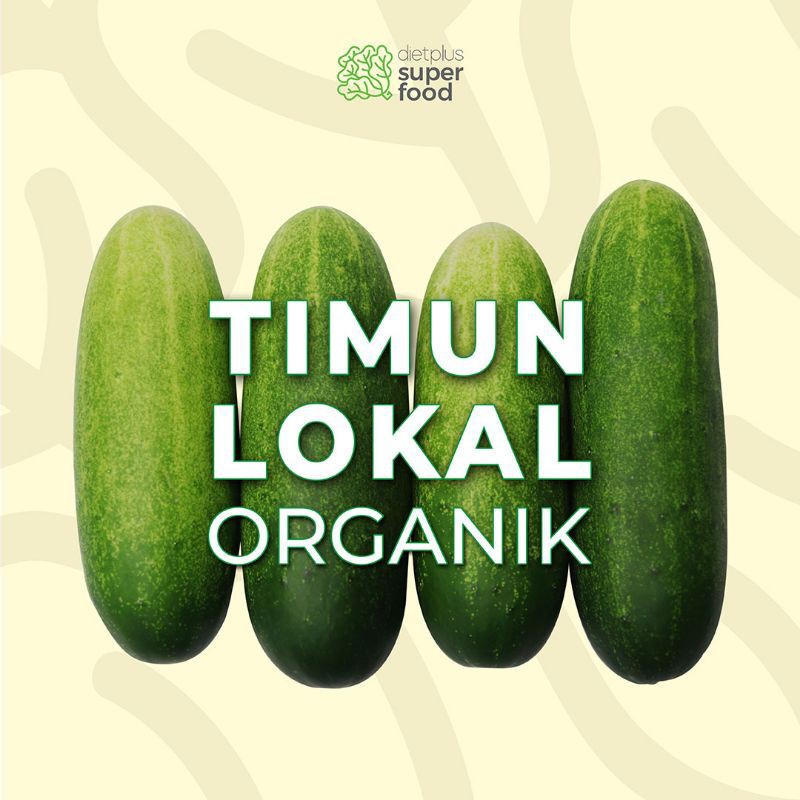 Jual Timun Lokal Organik Segar 500 gr / 0,5 kg Dietplus Superfood ...