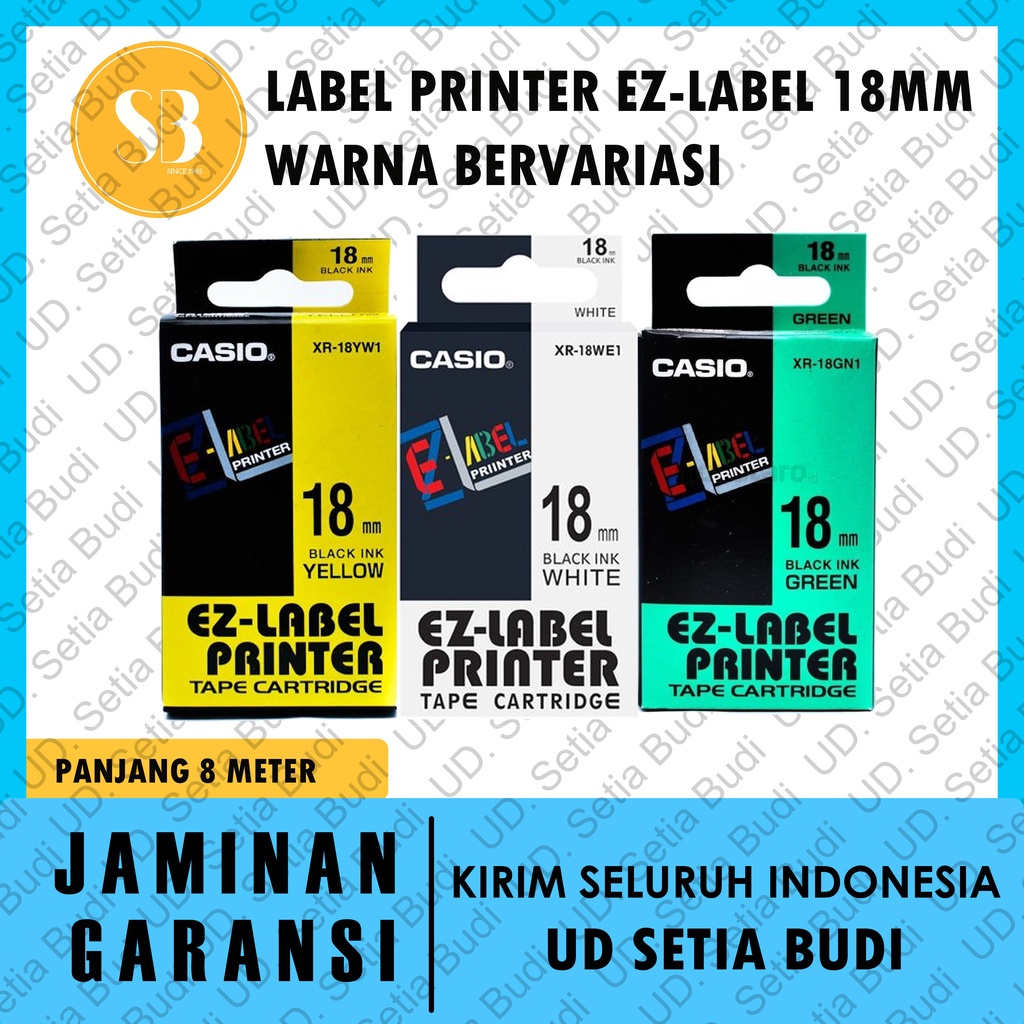 Jual CASIO EZ-Label printer 18mm | Shopee Indonesia