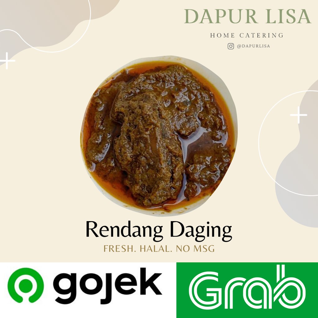 Jual Rendang Daging Sapi / Rendang Daging Kemasan / Rendang Dapur Lisa ...