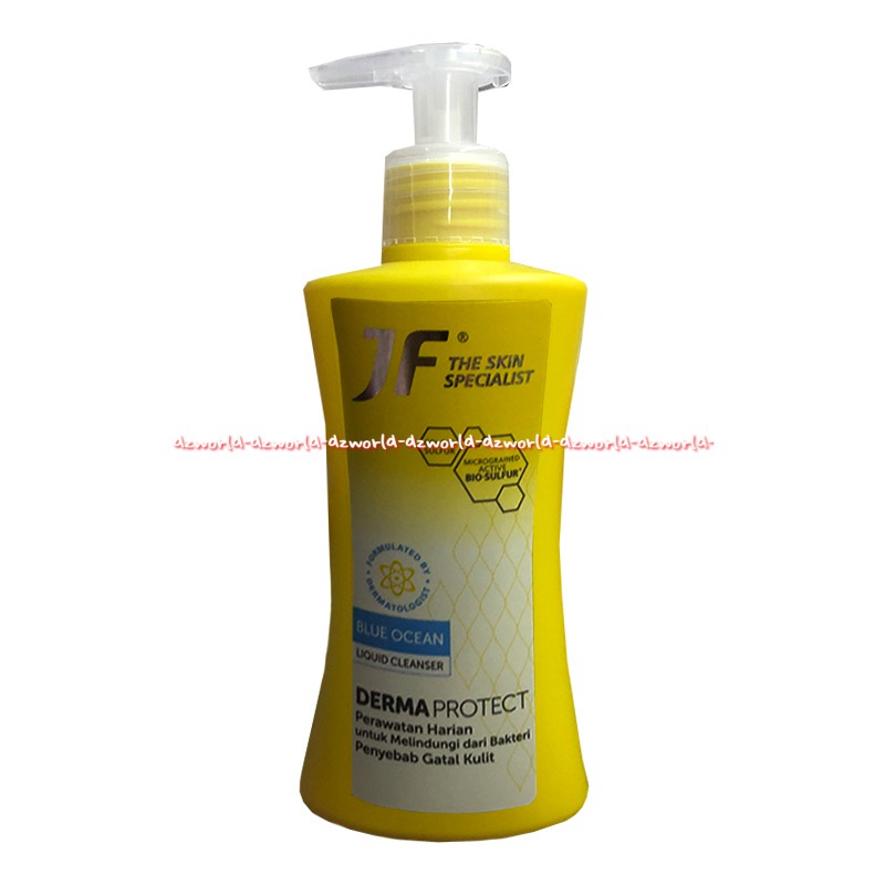 Jual Jf Sulfur Derma Protect 200ml Body Wash Sabun Cair Membantu Untuk ...