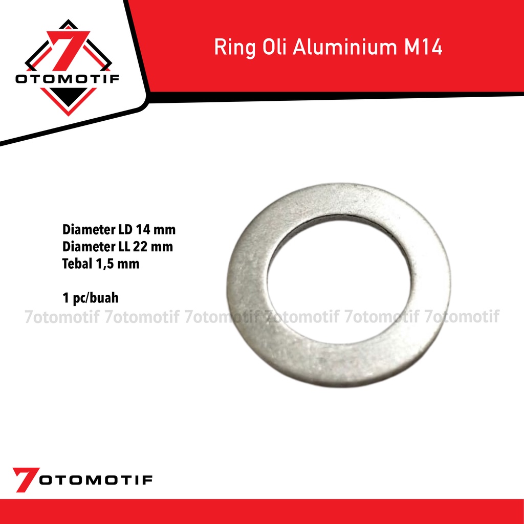 Jual Ring Oli Aluminium M14 | Shopee Indonesia