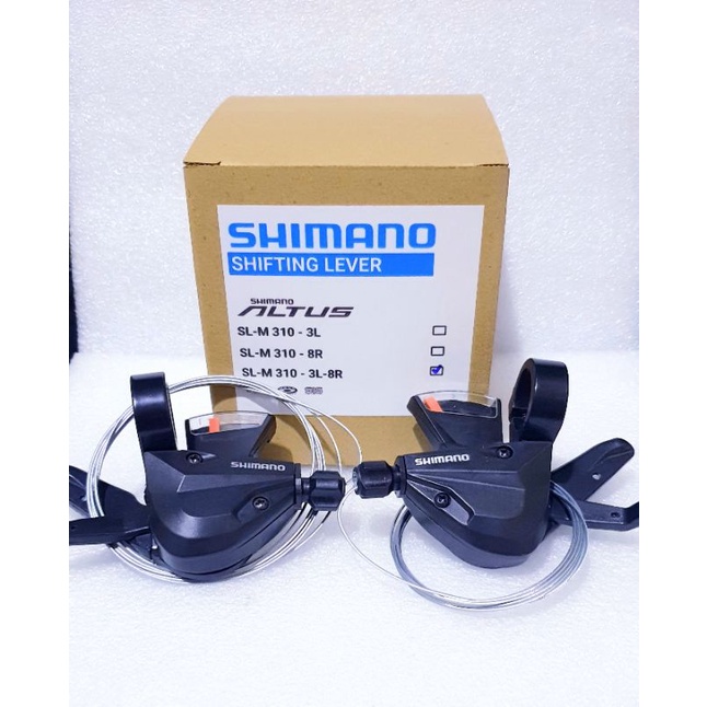 Jual Shifter Sepeda 3x8 Speed Shimano Altus M310 untuk sepeda MTB, Lipat | Shopee Indonesia