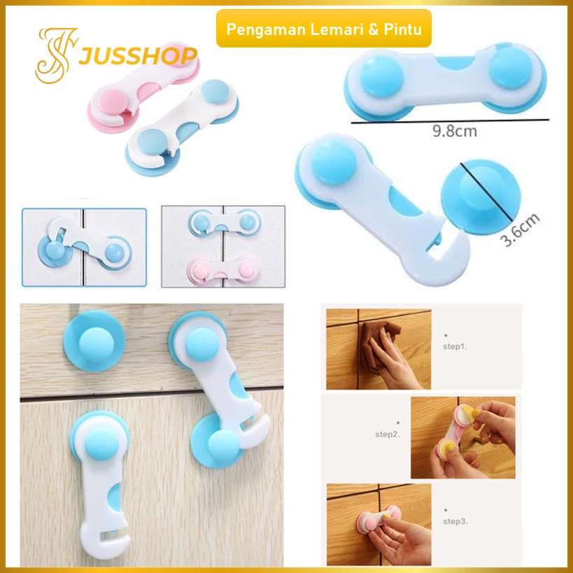 Jual Pengaman Pintu Laci Safe Lock Pengunci Pintu Lemari Baby Safety ...