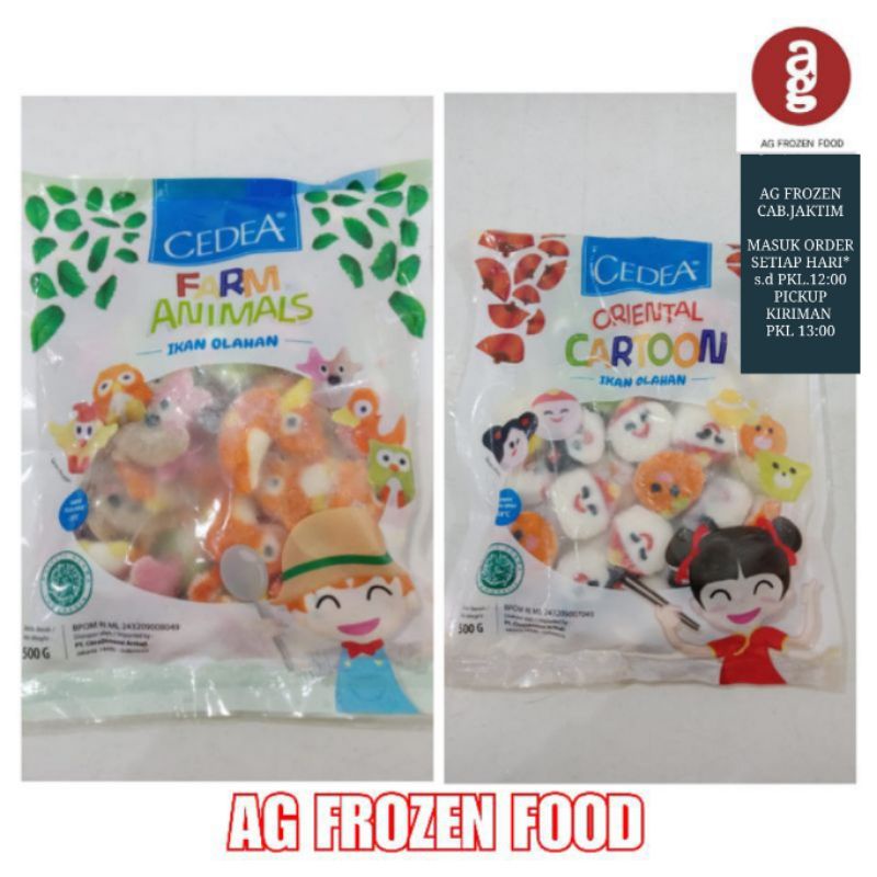 Jual Cedea Farm Animal/Oriental Cartoon 500Gram | Shopee Indonesia