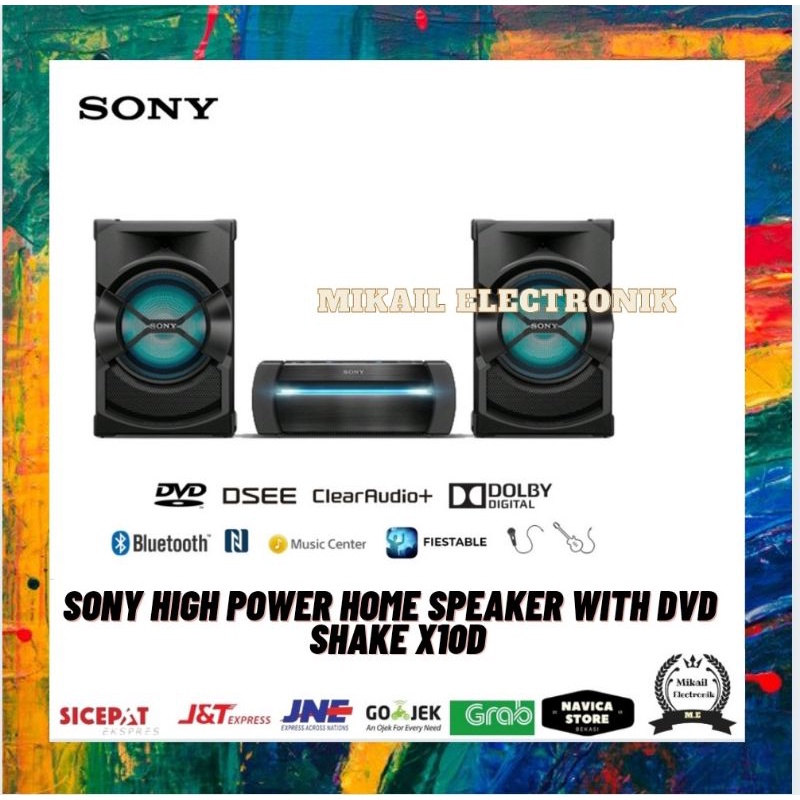 Jual SONY DVD SHAKE X10D HOME AUDIO SPEAKER SYSTEM WITH DVD BLUETOOTH ...