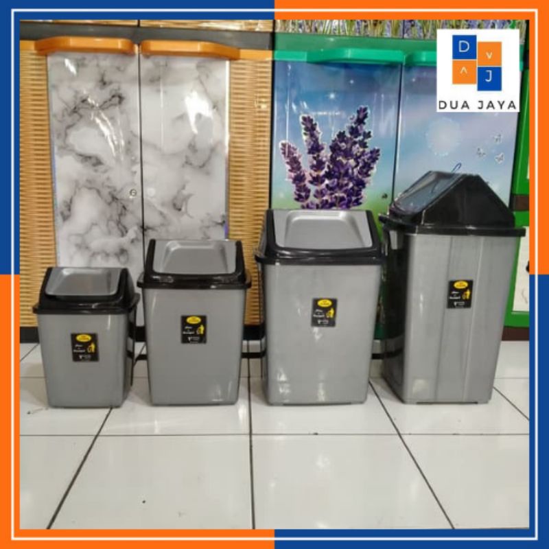 Jual Tempat Sampah MPW Silver Abu UK 5L 10L 15L 20L | Shopee Indonesia