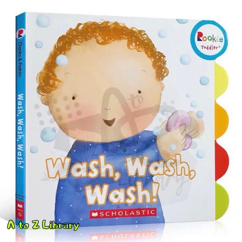 Jual Buku Import Anak - Wash, Wash, Wash! Board book (Rookie Toddler ...