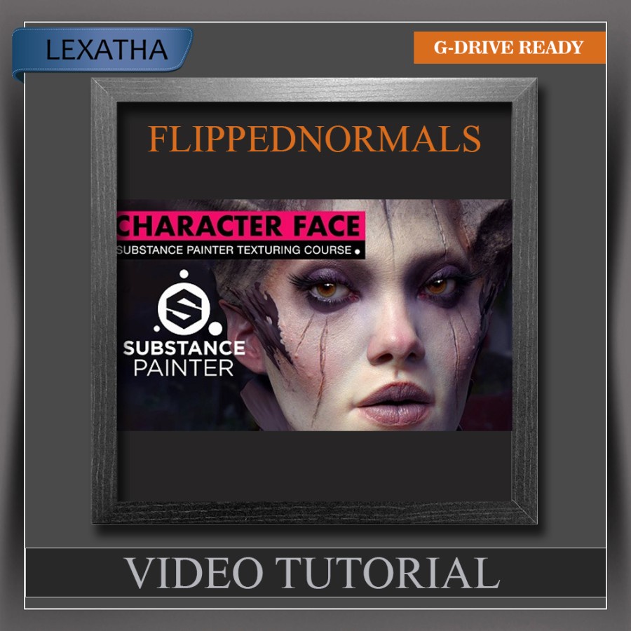 Jual FlippedNormals - Character Face Texturing in Substance Painter ...