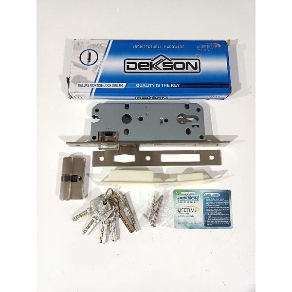 Jual Body Dalaman Kunci Pelor Dekson Cilinder Komputer ML 8485 SSS +DC ...
