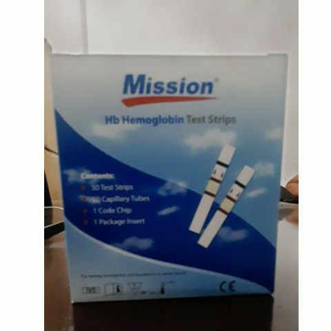 Jual Strip Hb Mission / Mission HB Hemoglobin Mission Strip | Shopee ...