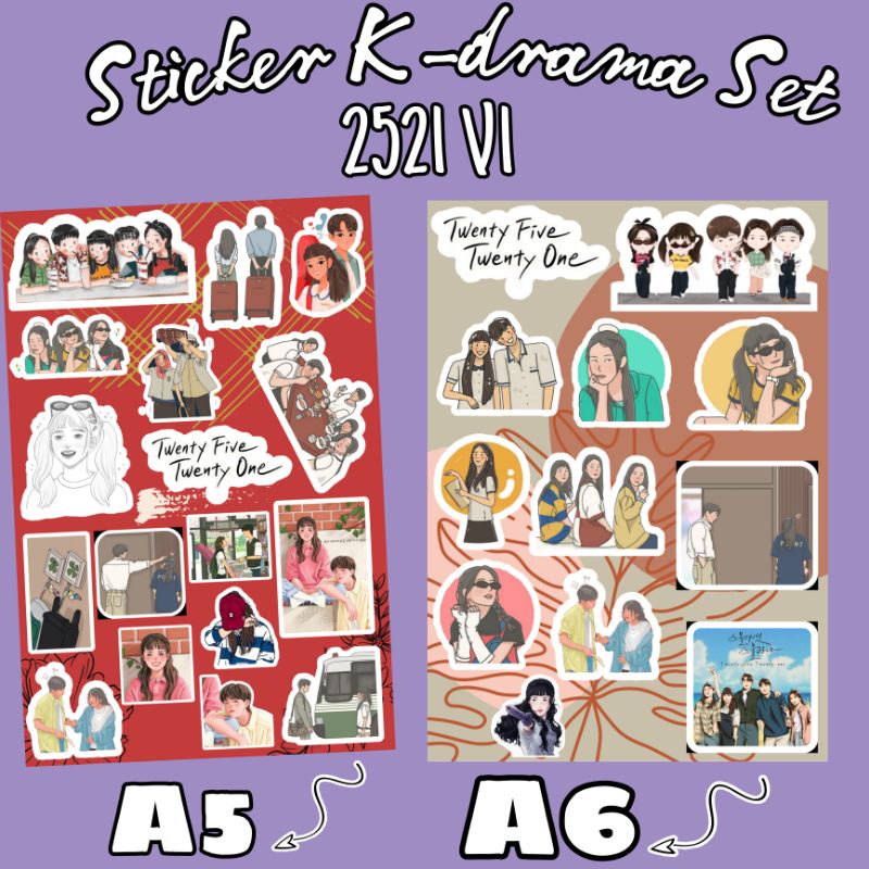 Jual Sticker kdrama Twenty Five Twenty One Cartoon Versi #1 | Shopee ...