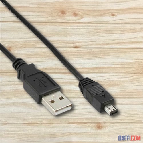 Jual KABEL USB 2.0 A MALE TO USB MINI 4 PIN 1 METER | Shopee Indonesia
