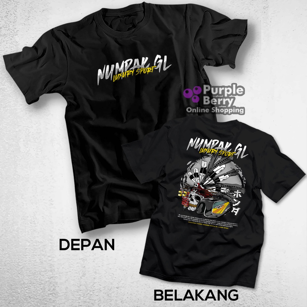 Jual Kaos Honda GL Luxury Sport Numpak GL - Baju Distro Racing Motor Herex Honda Gank | A1446 ...