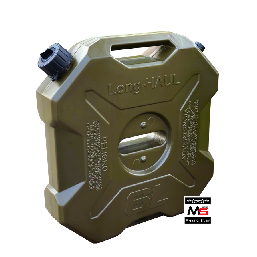 Jual Jerigen Plastik Long Haul 6 Liter untuk Cadangan Bensin, Solar ...