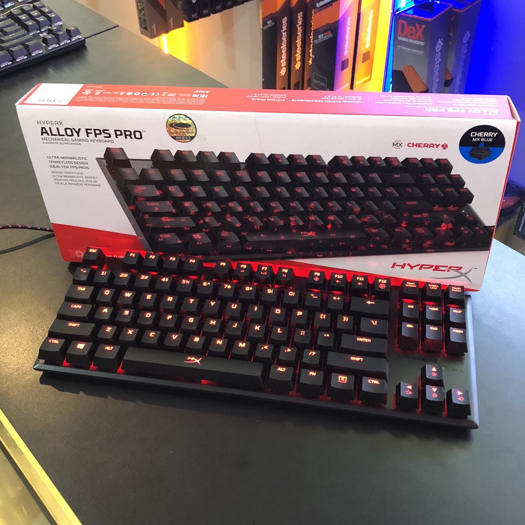 Jual HyperX Alloy Fps Pro Blue Switch Mechanical Keyboard | Shopee ...