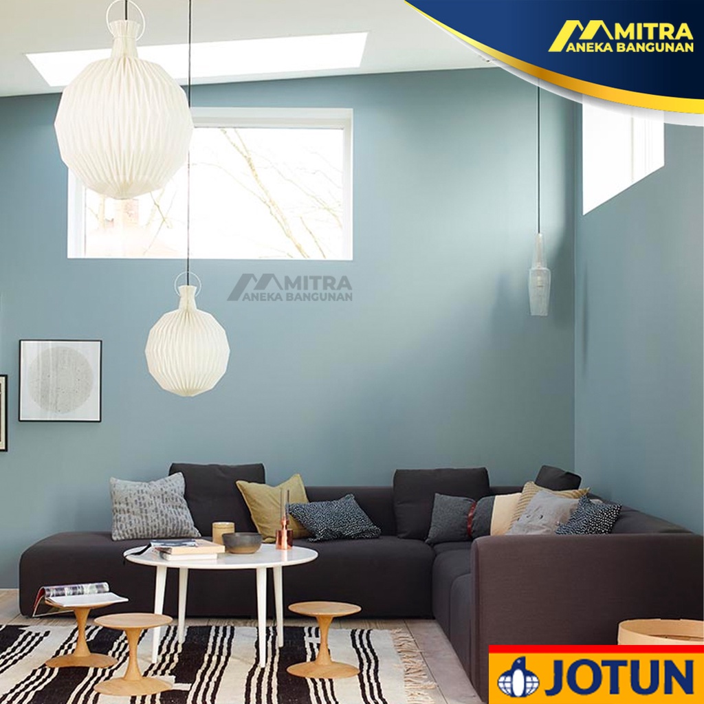 Jual CAT TEMBOK JOTUN INTERIOR EKSTERIOR WARNA ARCTIC GREY 5249 / ABU ...