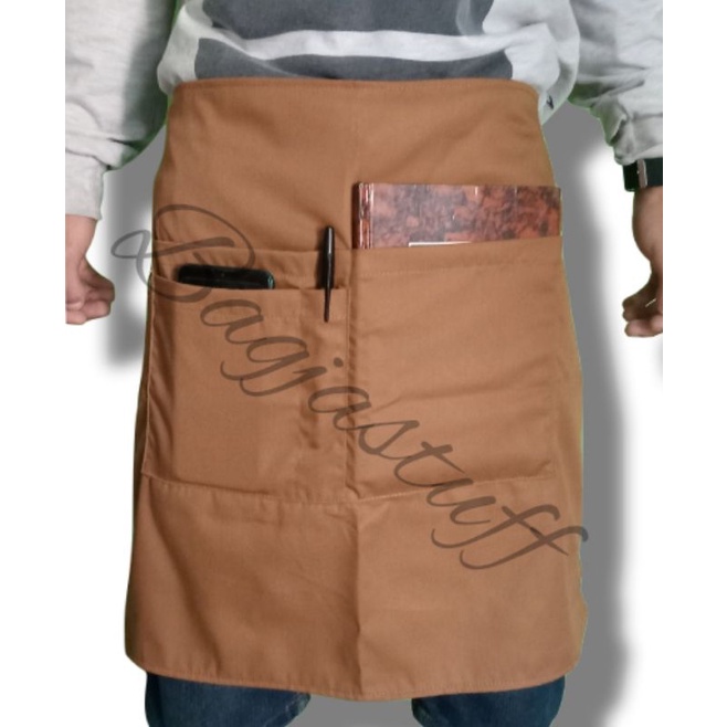 Jual Apron setengah badan/Apron Half/celemek pinggang | Shopee Indonesia