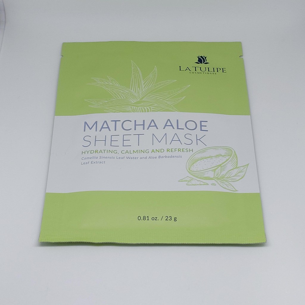 Jual La Tulipe Matcha Aloe Sheet Mask | Shopee Indonesia