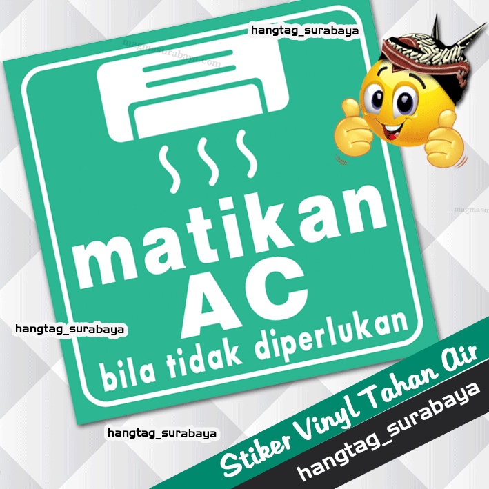 Jual Stiker Matikan Ac jika tidak digunakan | Shopee Indonesia