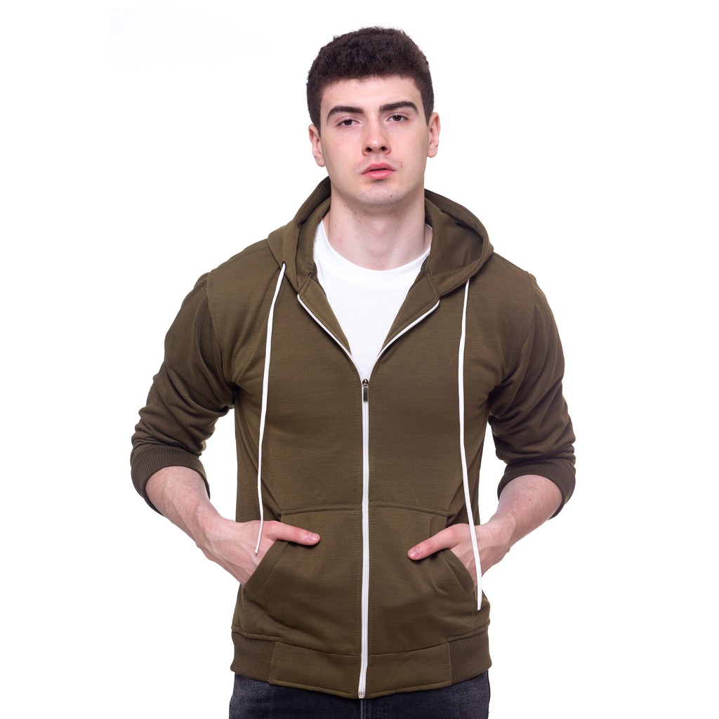Jual Jaket Pria Jaket Basic Hodie Pria Jaket Fleece Distro Jaket Polos ...