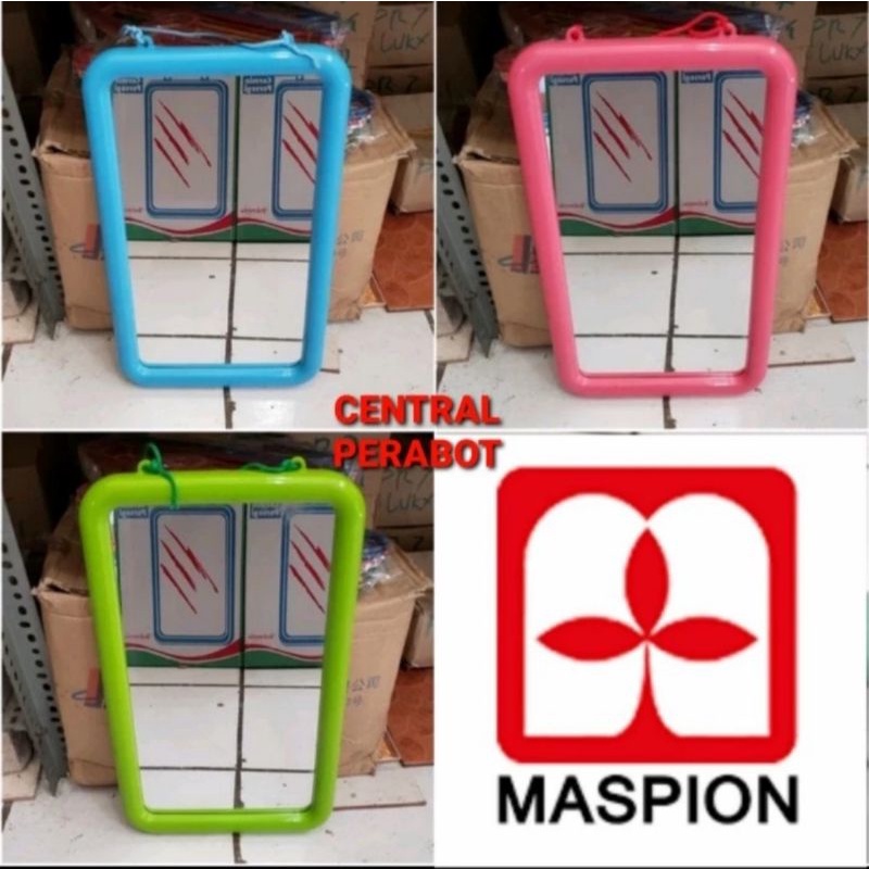 Jual KACA CERMIN DINDING GANTUNG MASPION/KACA RIAS CERMIN KOTAK BESAR ...