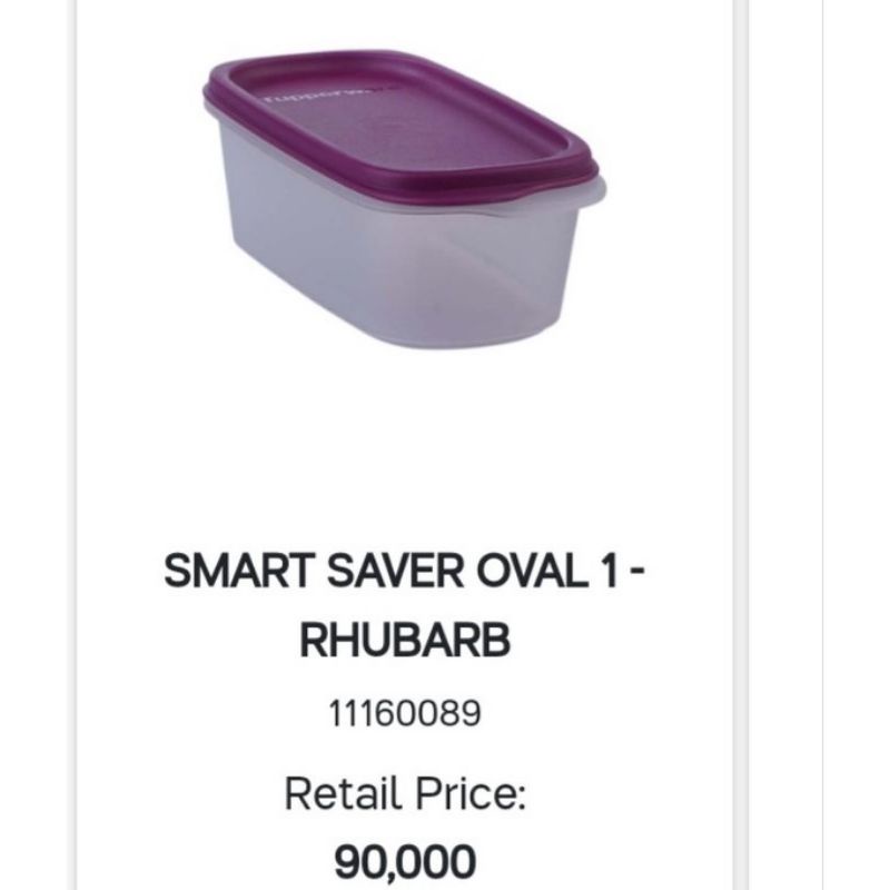 Jual smart saver oval 1 (500ml) | Shopee Indonesia