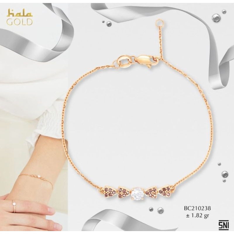 Jual Gelang Hala Gold Pita Collection | Shopee Indonesia