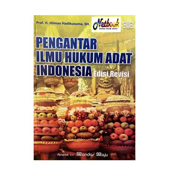 Jual PENGANTAR ILMU HUKUM ADAT INDONESIA EDISI REVISI | Shopee Indonesia