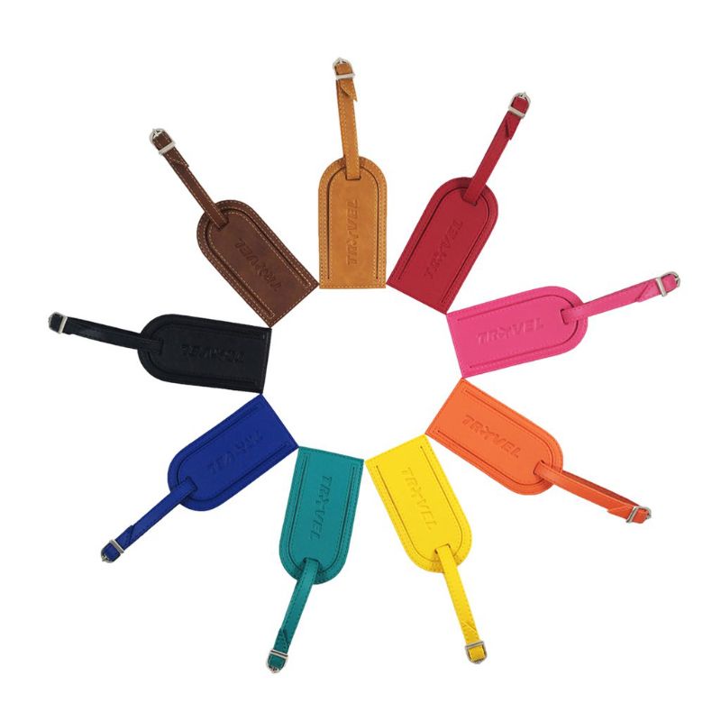 Jual Name Tag Koper Luggage Tag PVC Leather Koper Tag Gantungan Label ...