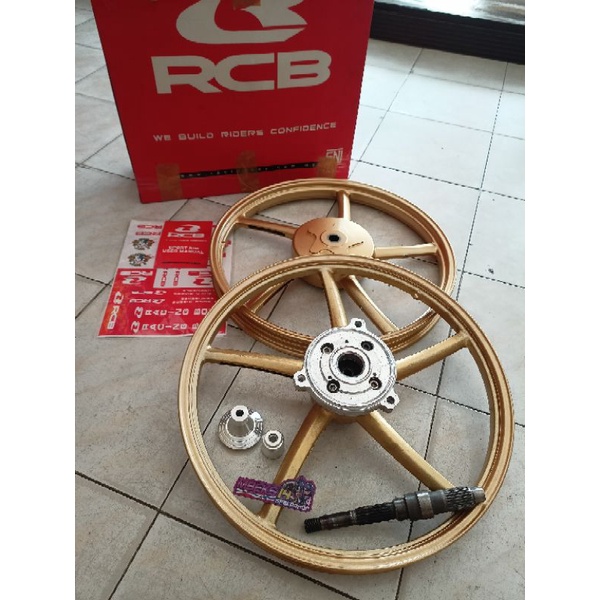Jual Paketan Velg RCB Mio Ring 17/14 PNP Aerox | Shopee Indonesia