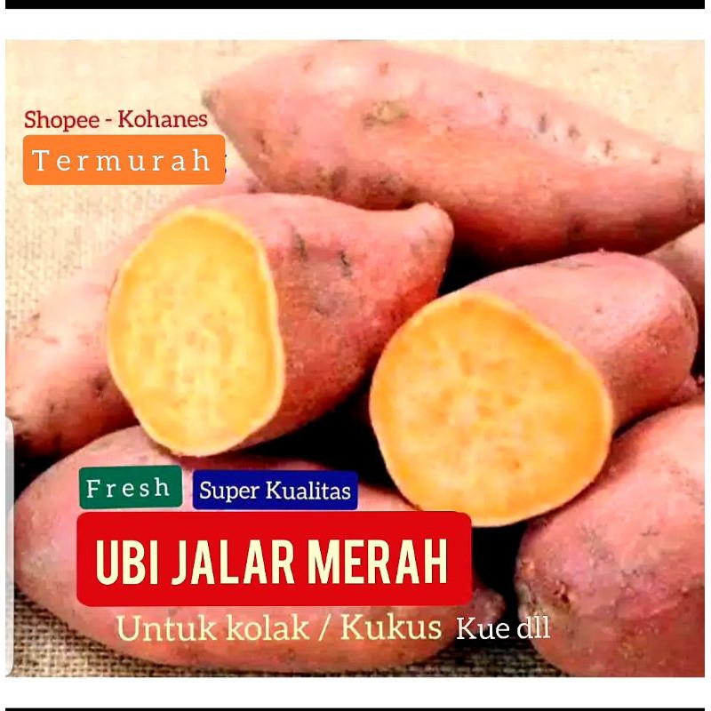Jual UBI JALAR MERAH MANIS ( PILIHAN SUPER FRESH) | Shopee Indonesia