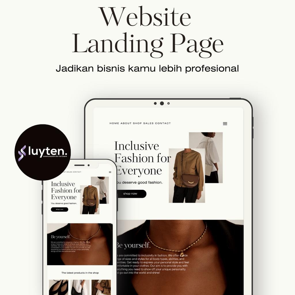 Jual Landing Page Website Toko Online | Shopee Indonesia