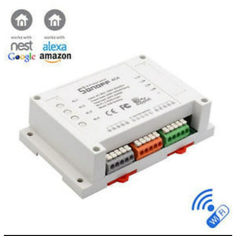 Jual saklar pintar wifi 4 ch gang smart home / rumah pintar part ...