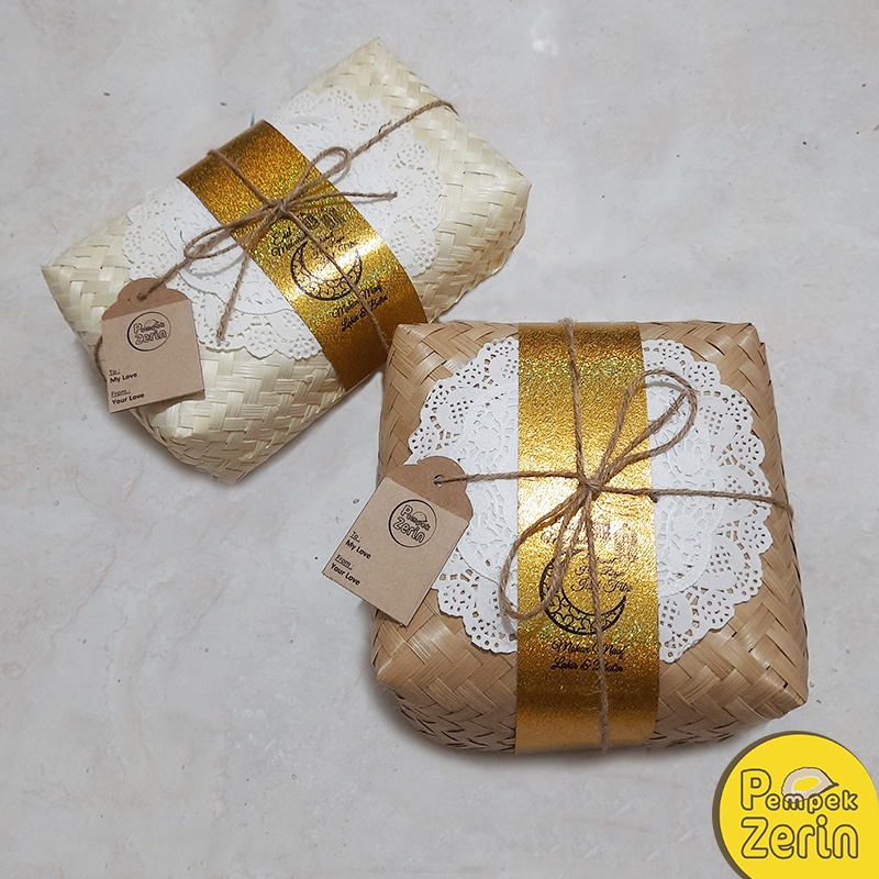 Jual Box Besek Hampers / Kotak Parsel Lebaran Idul Fitri - PEMPEK ZERIN ...