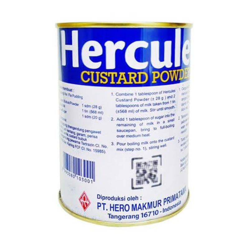 Jual HERCULES CUSTARD POWDER 300GR | Shopee Indonesia