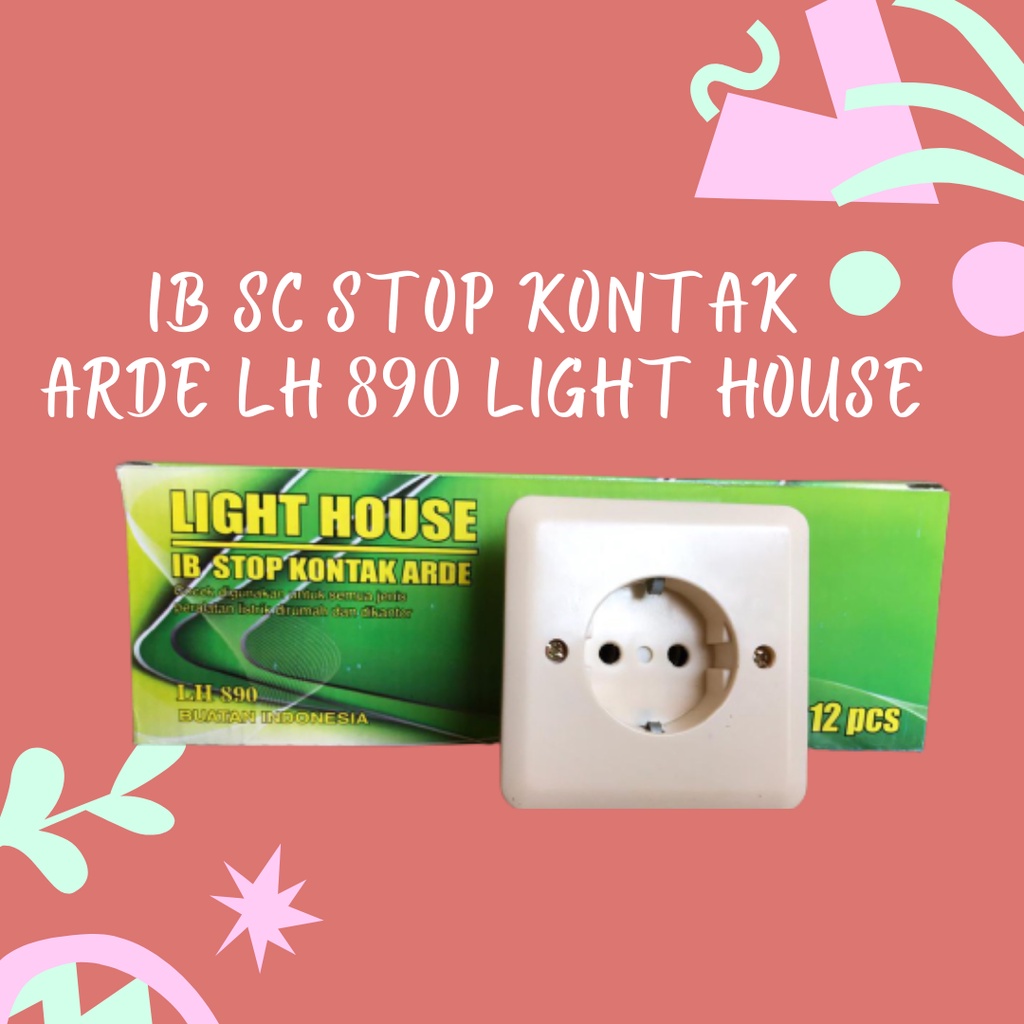Jual stop kontak listrik stop kontak saklar IB SC Stop Kontak Arde LH ...