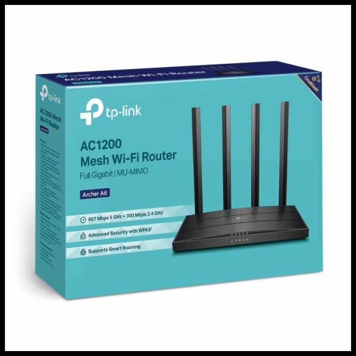 Jual Tp-Link Archer A6 Ac1200 Wireless Mu-Mimo Gigabit Router Tp Link ...