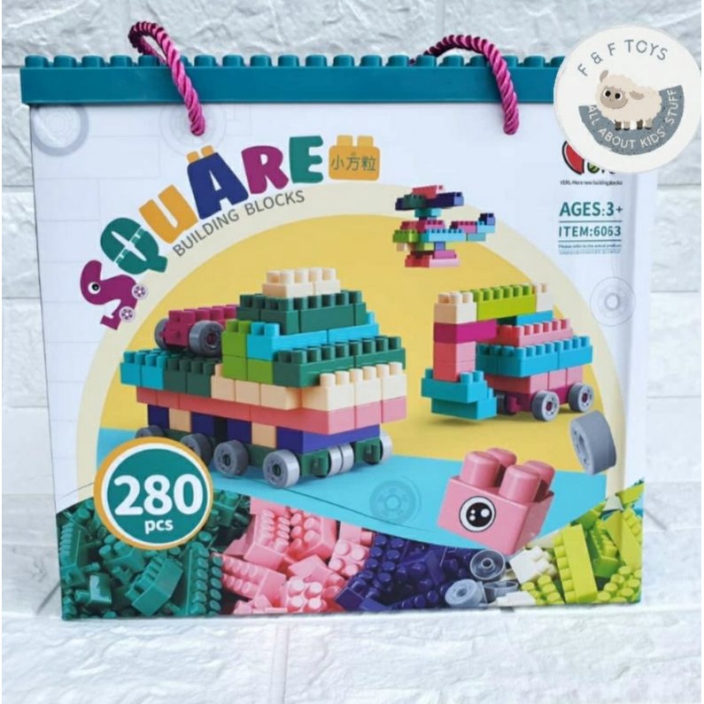 Jual Mainan Mainan Bricks Balok 280 pcs DIY susun balok anak | Shopee ...