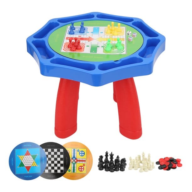 Jual Board travel games 8in1 table meja catur chess ludo halma ular ...