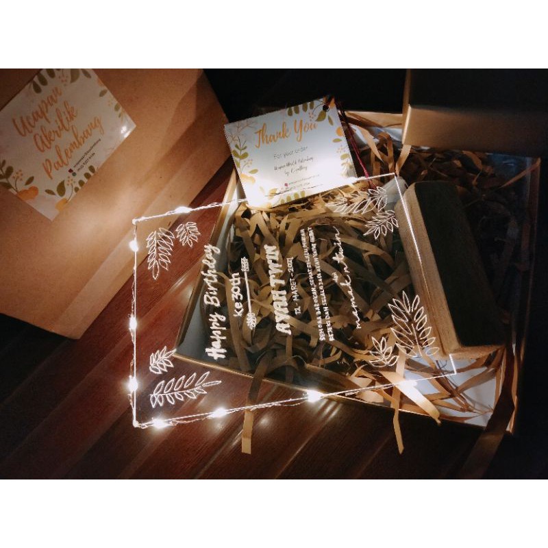 Jual akrilik lettering ucapan akrilik kado unik ultah hampres | Shopee ...