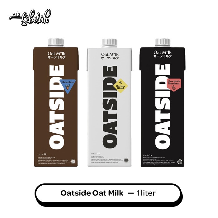 Jual Oatside Oat Milk 1L Varian - Susu Oat Gandum Lactose & Dairy Free ...