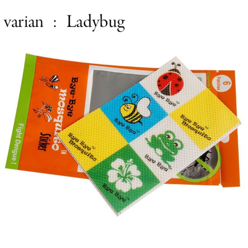 Jual Stiker Anti Nyamuk Ladybug (Mosquito Away Stiker) | Shopee Indonesia