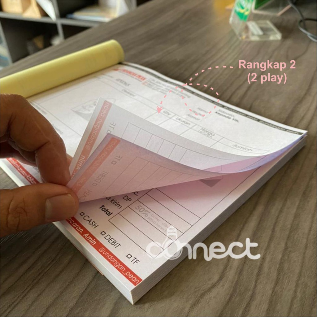 Jual Cetak nota/surat jalan/Formulir. 1 rim 2 play (rangkap dua ...