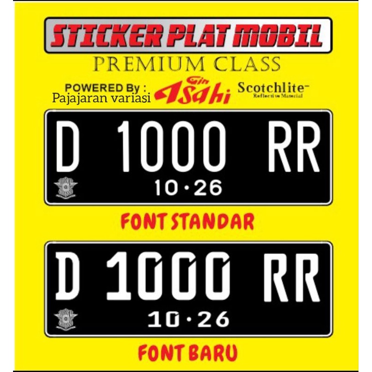 Jual cutting stiker mobil font baru /font lama | Shopee Indonesia