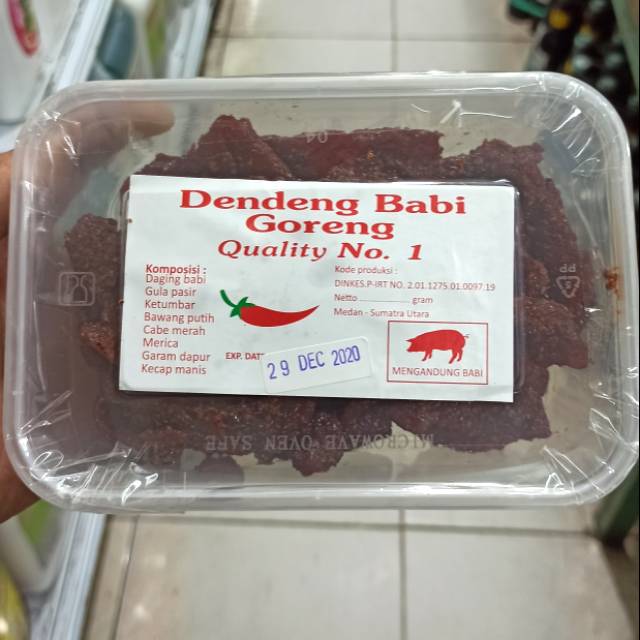 Jual Dendeng Goreng Medan Siap Makan Box 250g / Dendeng Goreng B2 Medan ...